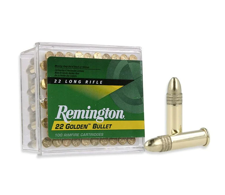 Remington Golden Bullet .22 LR 40 Grain Round Nose Rimfire Ammo | Mack ...